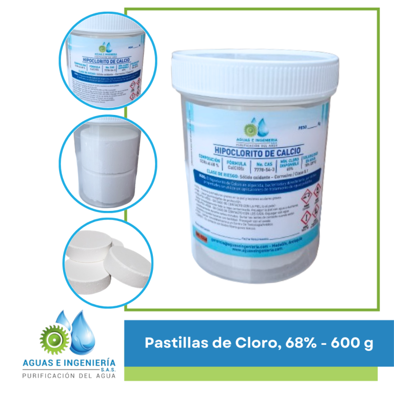 Pastillas de Cloro – Aguas e Ingeniería